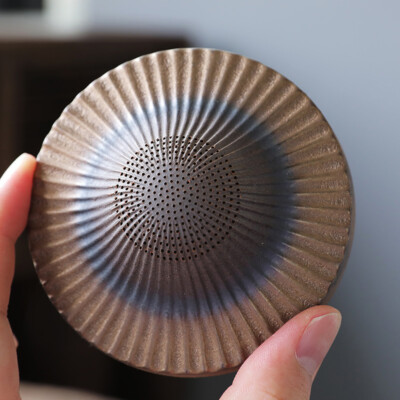 Ceramic Tea Strainer Crude Pottery Tea Filter Stainer Chinese Tea ...