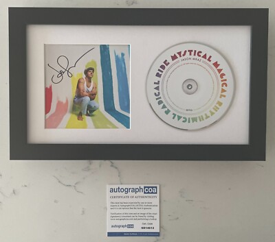 JASON MRAZ SIGNED MYSTICAL MAGICAL RIDE FRAMED MATTED CD w/ AUTOGRAPH ...