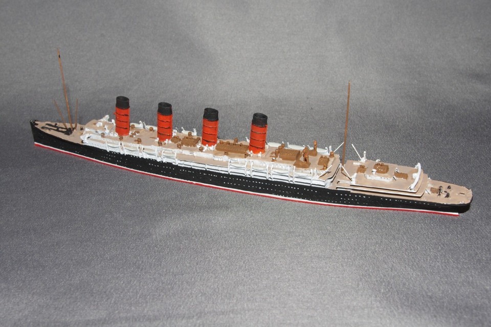 ALBATROS CUNARD PASSENGER SHIP 'RMS LUSITANIA' 1/1250 MODEL SHIP | eBay