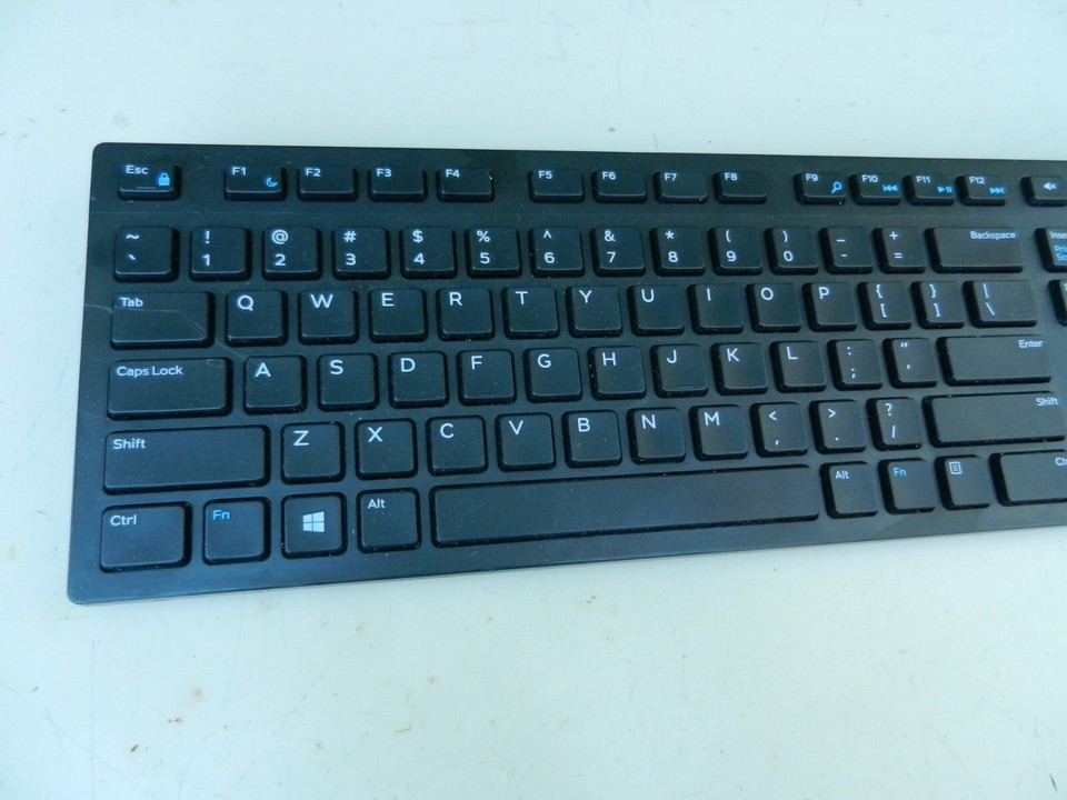 Genuine Dell Slim Wireless Keyboard WK636P & Mouse Black Combo NO ...