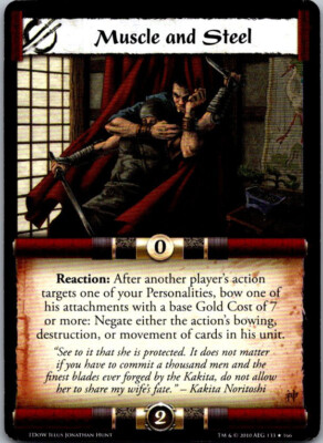 L5R CCG TDoW The Dead of WInter Muscle and Steel | eBay