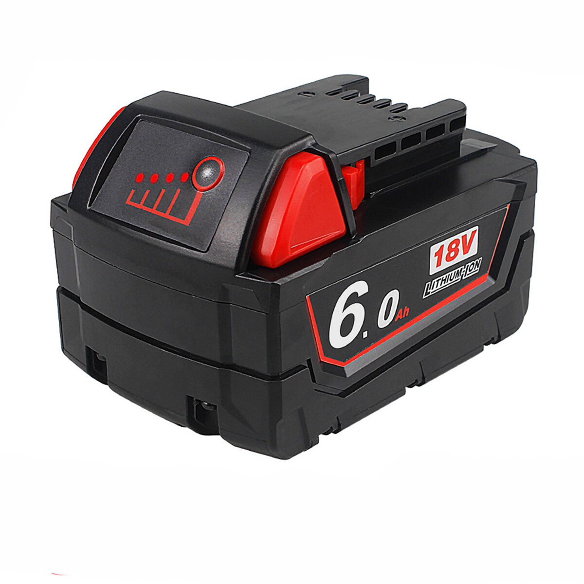 18V 6Ah 9A Battery for Milwaukee M18 Li-Ion XC Extended Capacity 48-11 ...