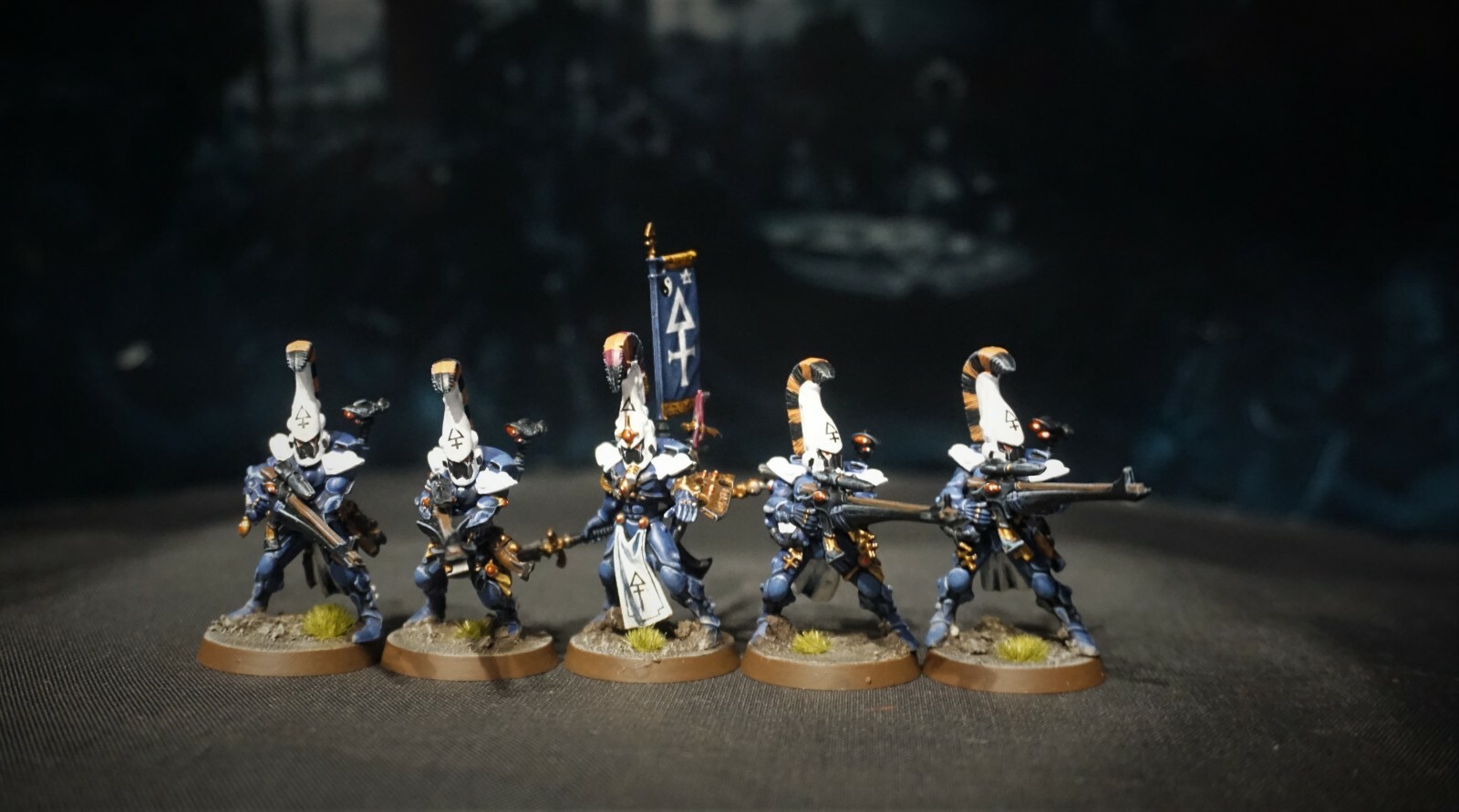 Dire Avengers painted Warhammer 40k Craftworlds Eldar Aeldari Ynnari ...