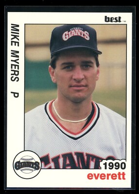 1990 Best Cards Everett Giants MIKE MYERS RC GIANTS IOWA STATE ...