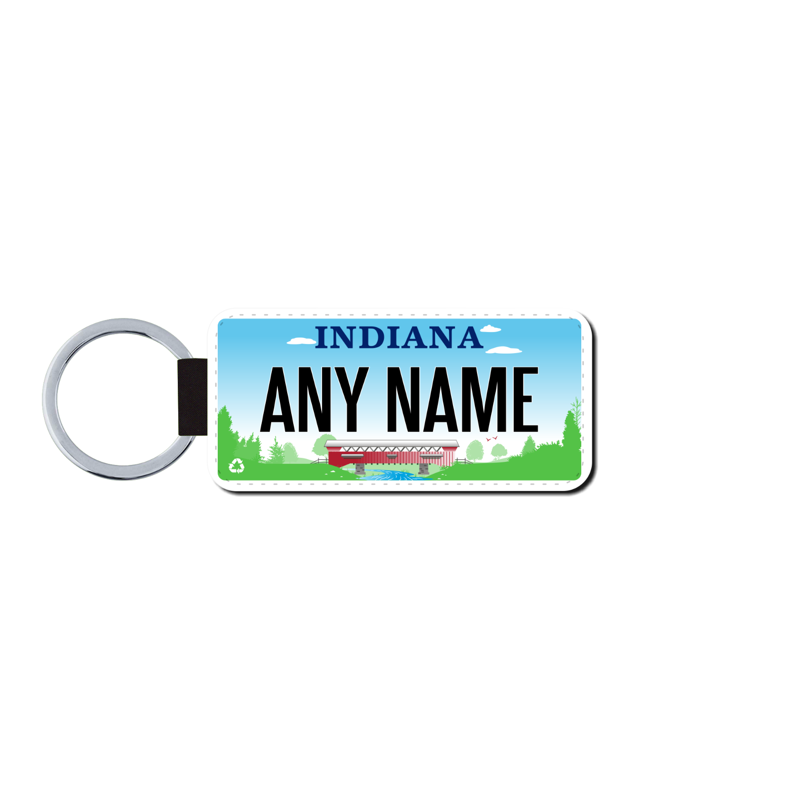 Personalized Indiana License Plate 5 Sizes Mini to Full Size Free ...