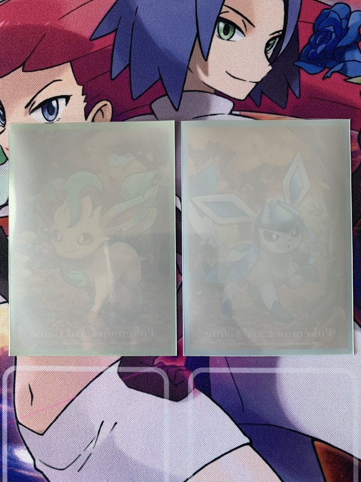 Leafeon & Glaceon Deck Set Card Sleeves Japanese Pokemon Center ...