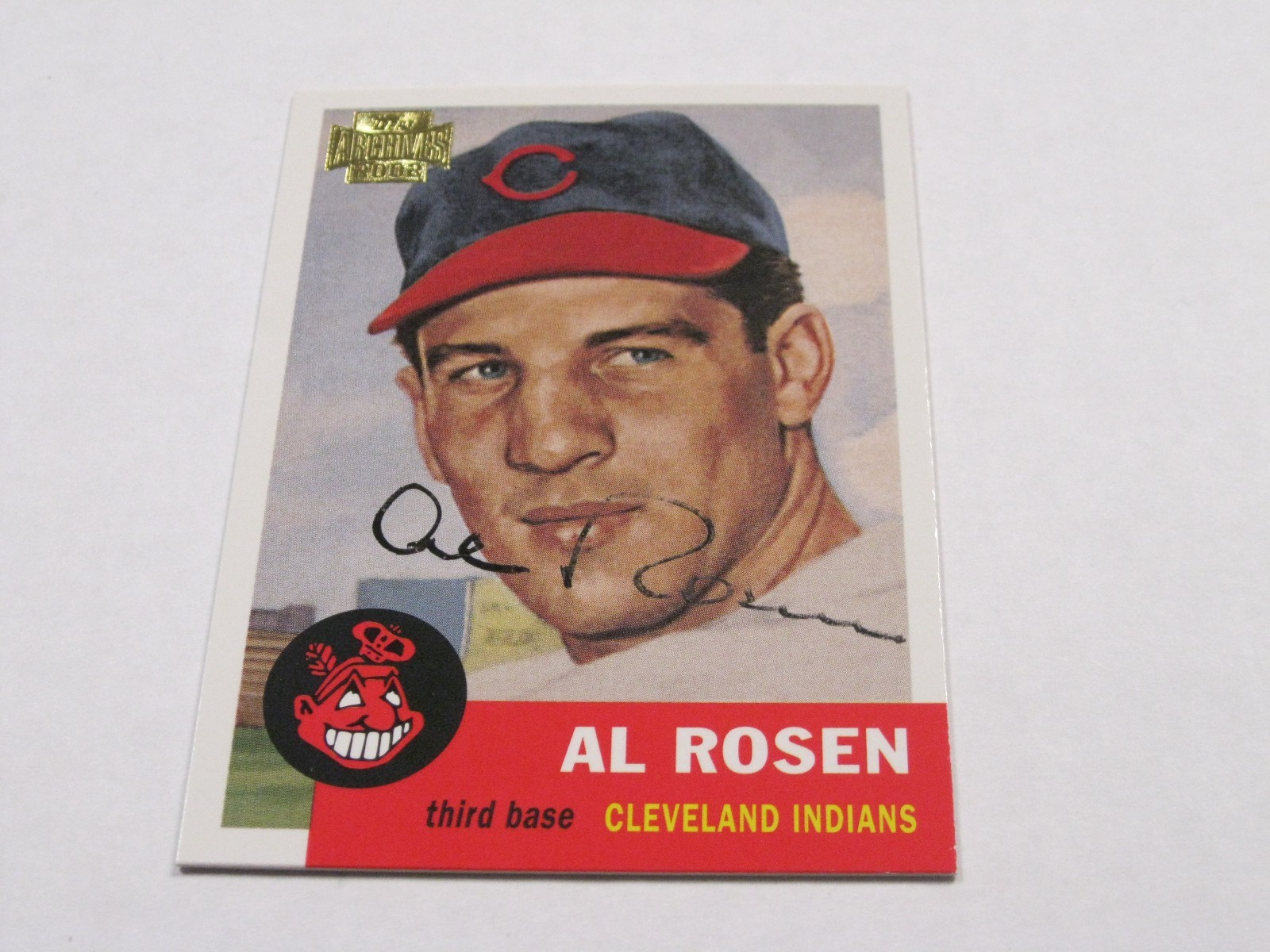 Al Rosen Topps Autographed Baseball Card | eBay