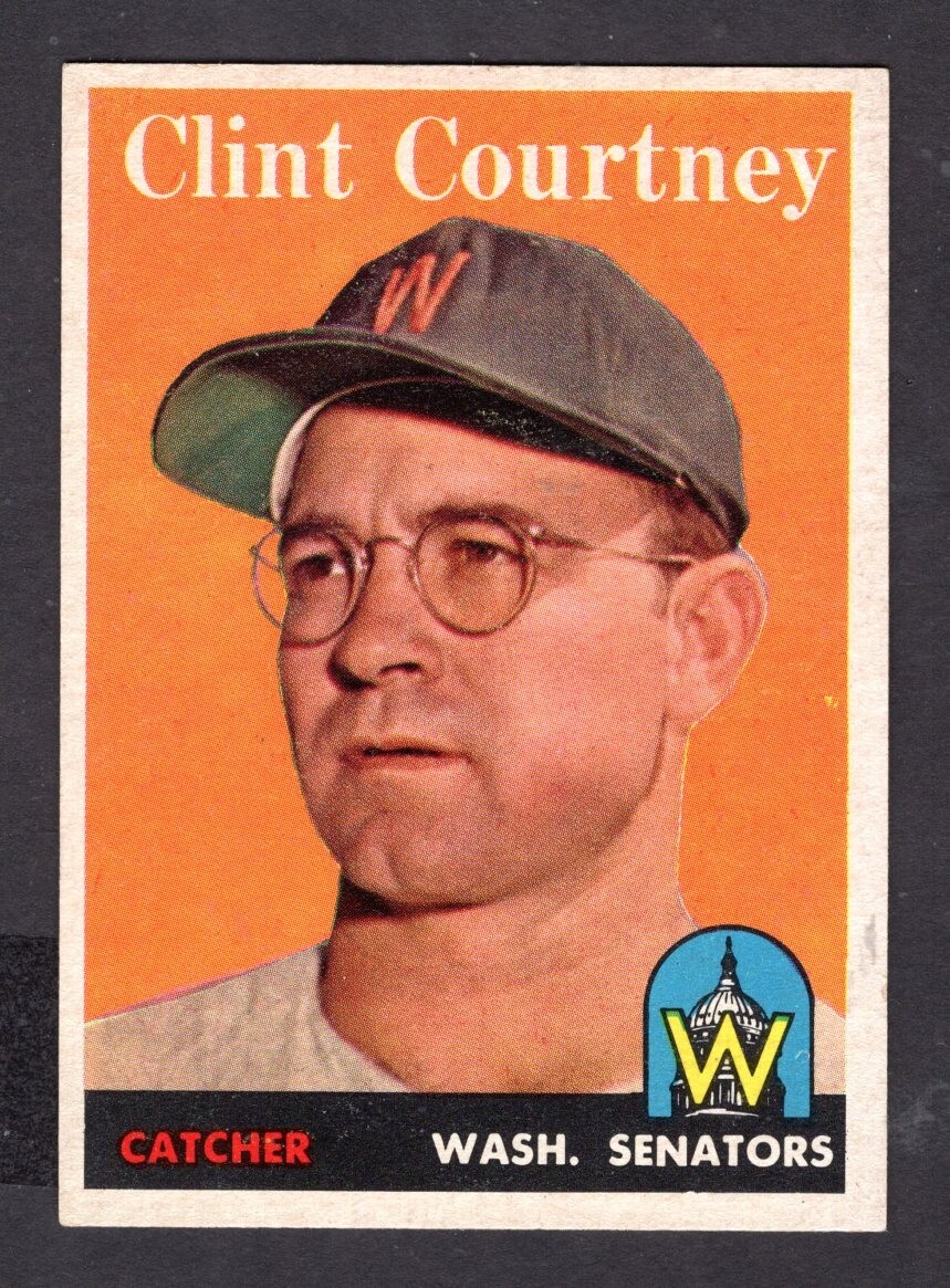 1958 TOPPS CLINT COURTNEY CARD NO:92 NEAR MINT CONDITION | eBay