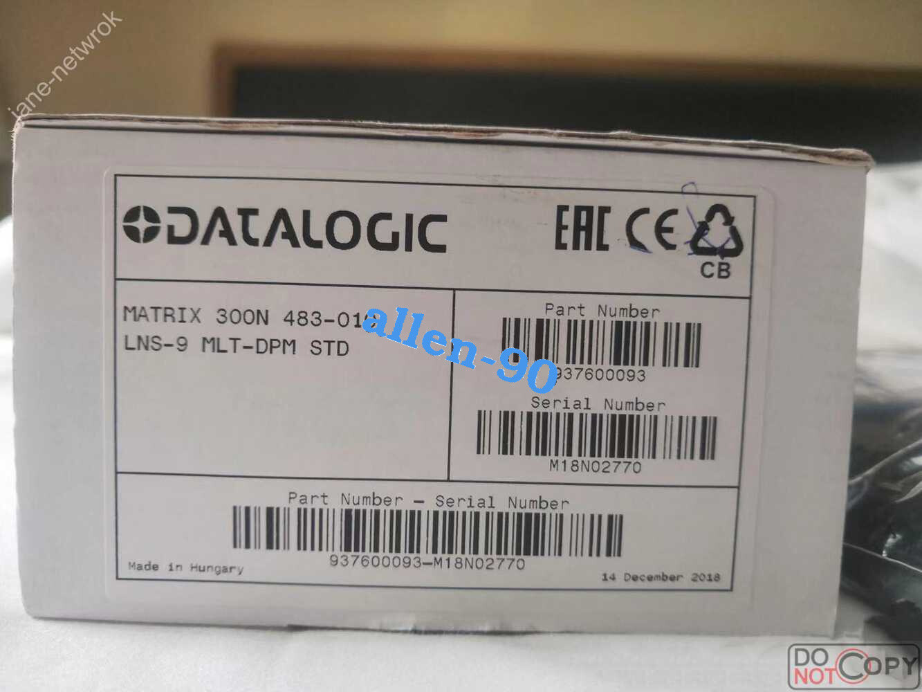 DATALOGIC MATRIX 300N 483-010 Code Reader Fast shipping via DHL or ...