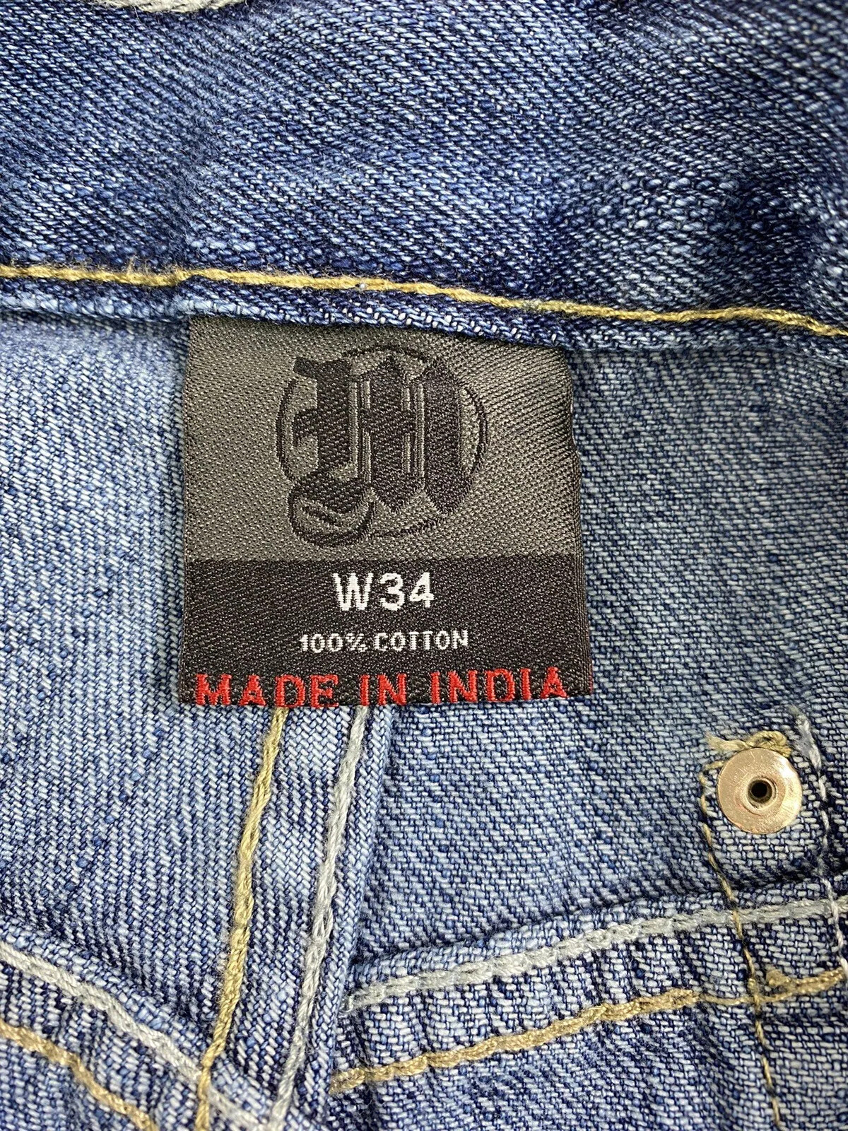 NWT VTG MAKAVELI Tupac Signature Men's Jean Demin Sz 34 Shorts Rap ...