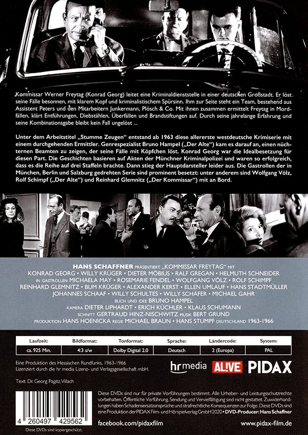 Kommissar Freytag - 37 Folgen der Krimiserie DVD Konrad Georg 1963-1966 | eBay.de