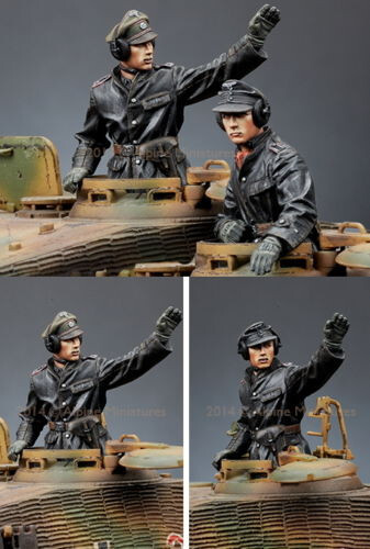 ALPINE MINIATURES 35174 , SS Panzer Commander Set (2 figures), SCALE 1: ...