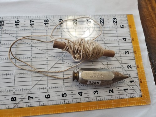 Vintage Plumb Bob Dunlop Made In USA Metal 7oz 4” Long | eBay