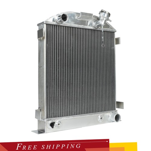 3Row Full Aluminum Radiator Fit 1932 Ford Chopped Hot Rod w/ Chevy 350 ...