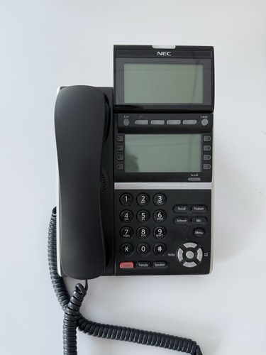 NEC DT400 Series Black Business office phone DTZ-8LD-3 (BK) | eBay