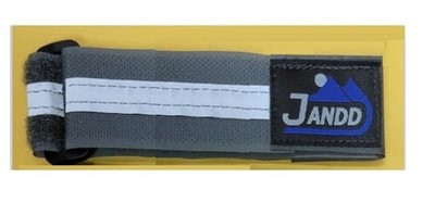 Jandd Bicycle Ankle Strap or Leg Band - Gray with Silver Reflector | eBay