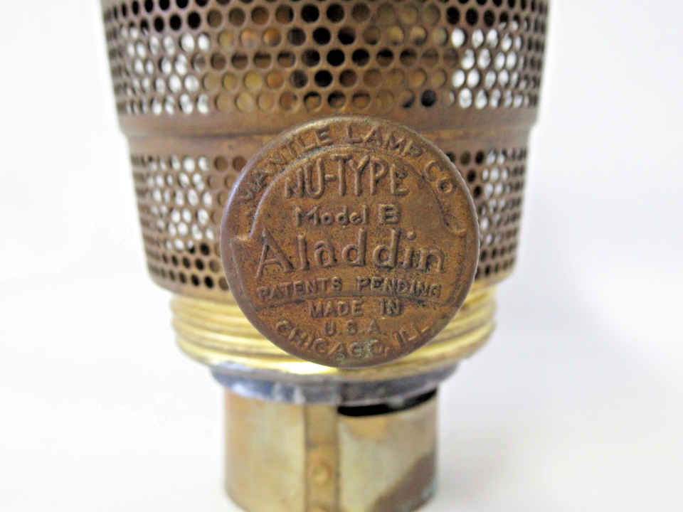BRASS ALADDIN MODEL B OIL LAMP BURNER | eBay