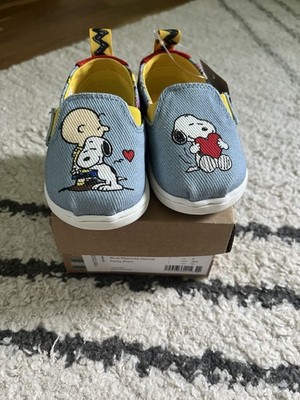 TOMS Peanuts Shoes - size 4 Kids | eBay