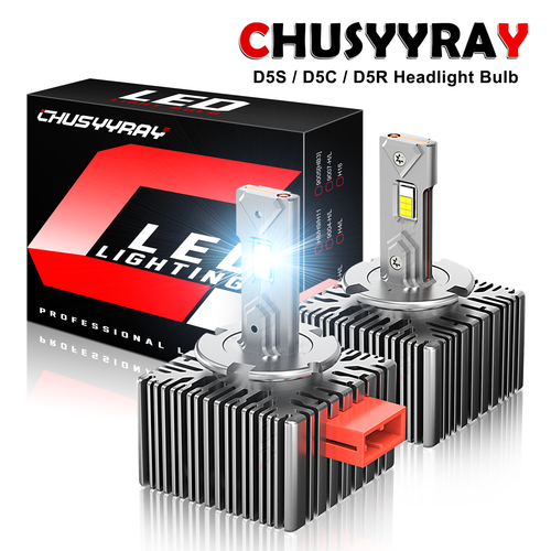 2x D5S LED 6000K White Bulbs 180W 20000LM Upgrade 40% More Powerful ...
