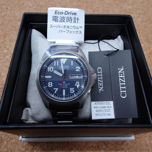 Citizen Promaster AT6080-53L Cal.H100 Eco Drive Day Date Solar Mens ...