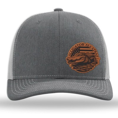Alligator Alcatraz Leather Patch Hat | eBay