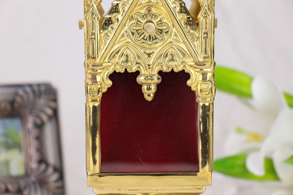 Brass-Reliquary-for-Church-or-home-relic-gift-Nice-Gothic-Style! 11.02 ...