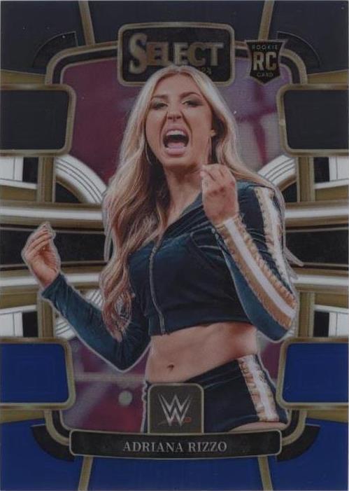2024 Panini Select WWE - Concourse Adriana Rizzo #9 Black & Blue Prizm ...