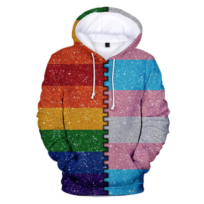 LGBT 3D Hoodie Casual Sweatshirt Pullover Hoody Coat XS-5XL | eBay