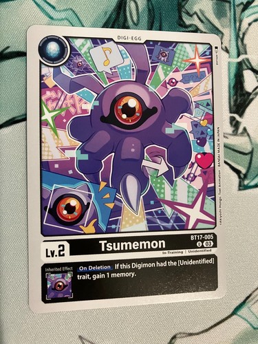 Tsumemon BT17-005 U Digimon CCG | Secret Crisis NM | eBay