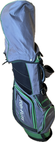 Top Flite Gamer 9 Club Golf Set Bag Varsity Flex Green Complete Set | eBay