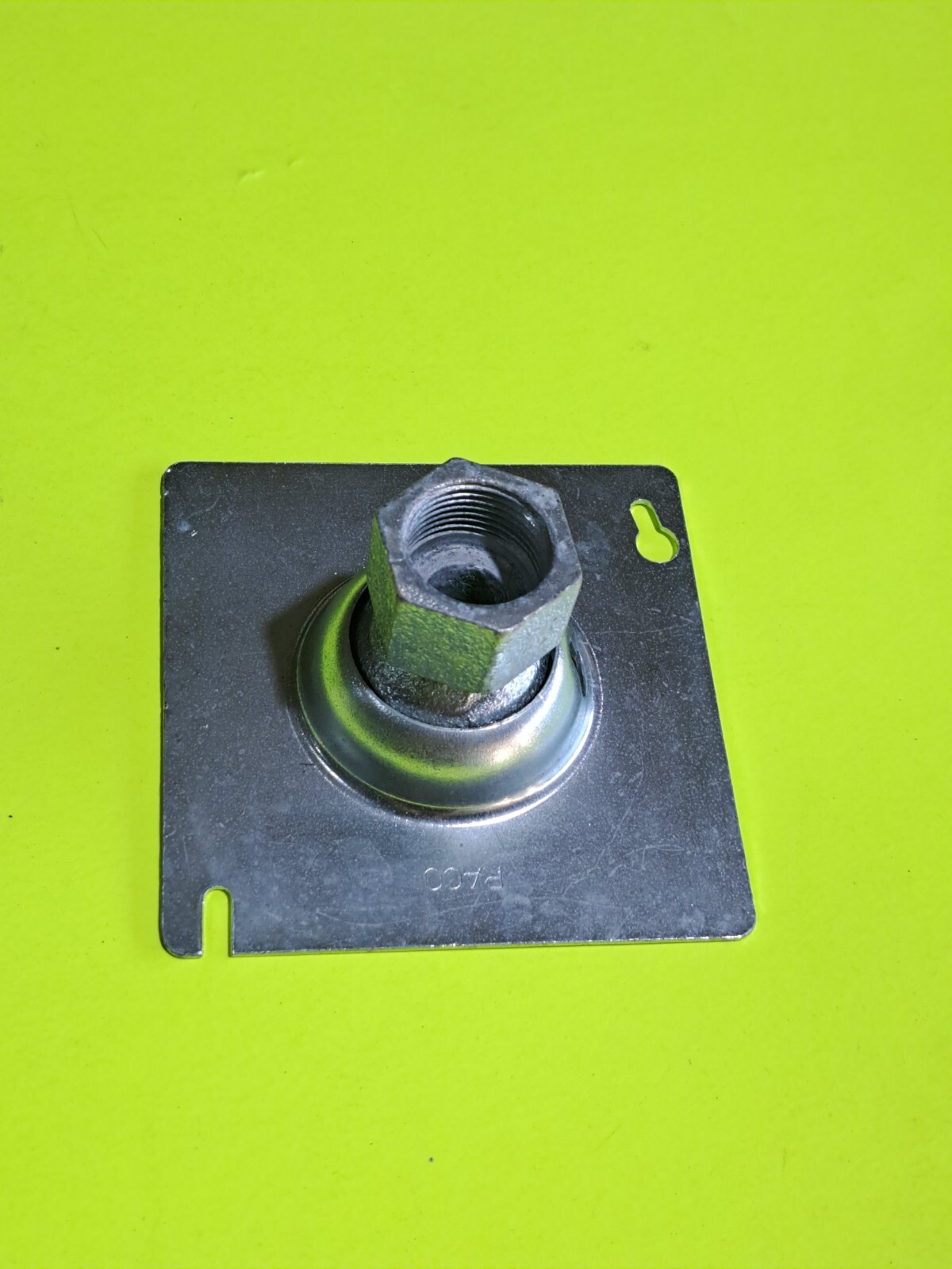 Raco 4" Square Swivel Fixture Hanger Cover for Use Box, Silver | eBay