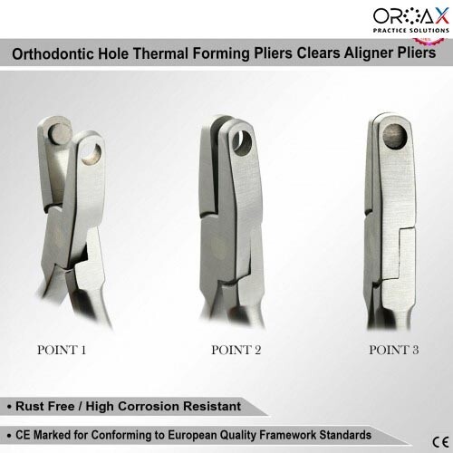 Thermal Punch Hole Plier Orthodontic Retainer Braces Wire Dental ...