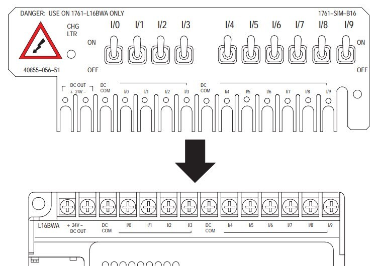 1761-SIM-B16 Input Simulator | eBay