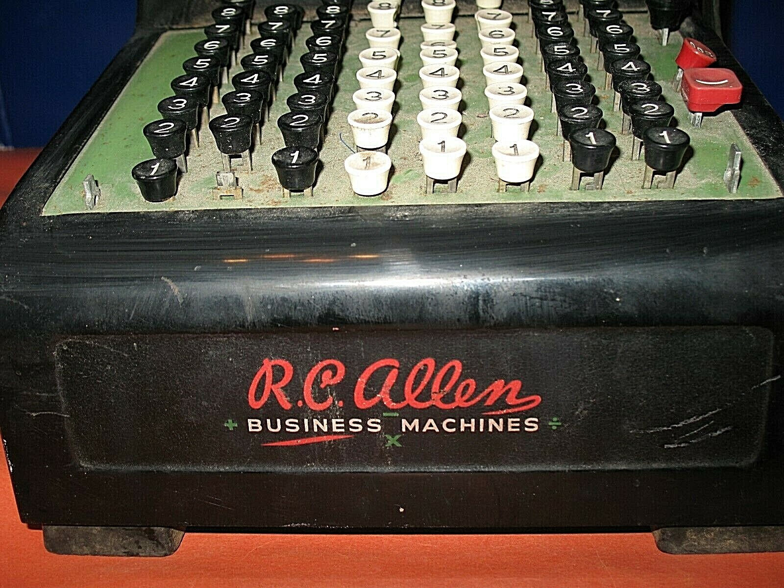 VINTAGE R.C. ALLEN BUSINESS MACHINE - RARE GRAND RAPIDS MICHIGAN ART ...