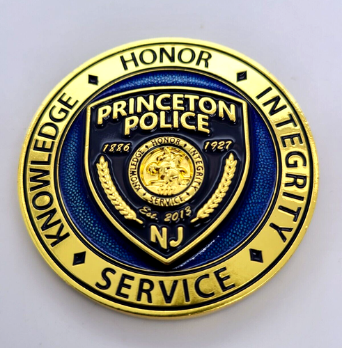 Princeton New Jersey Police Department 1.75" Challenge Coin | eBay