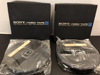 Sony V-30H Reel To Reel Tape For Helical Scan Video Tape Recorder Lot ...