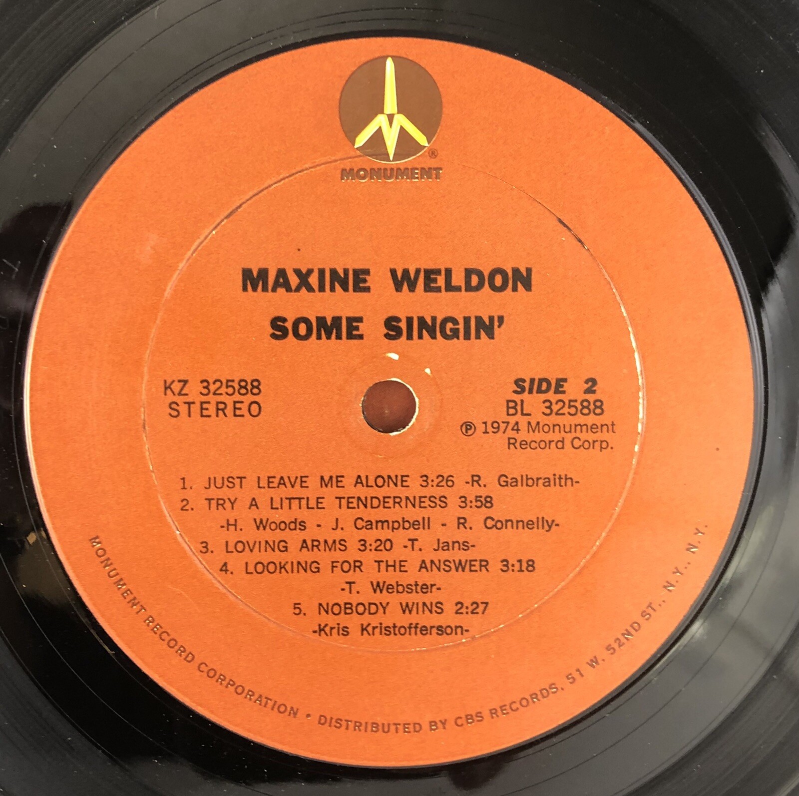 SIGNED MAXINE WELDON SOME SINGIN KZ 32588 LP Vinyl (VG) Tested | eBay