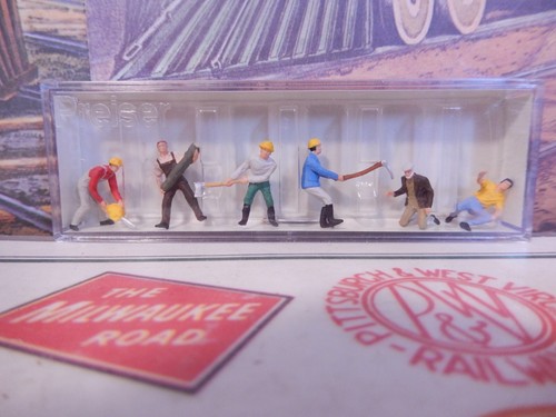 HO Scale Preiser Workmen (6) pcs NIP ***NICE LQQK*** | eBay