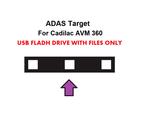 Cadillac avm ADAS calibration target board- el-51372-USB FLASH DRIVE ...