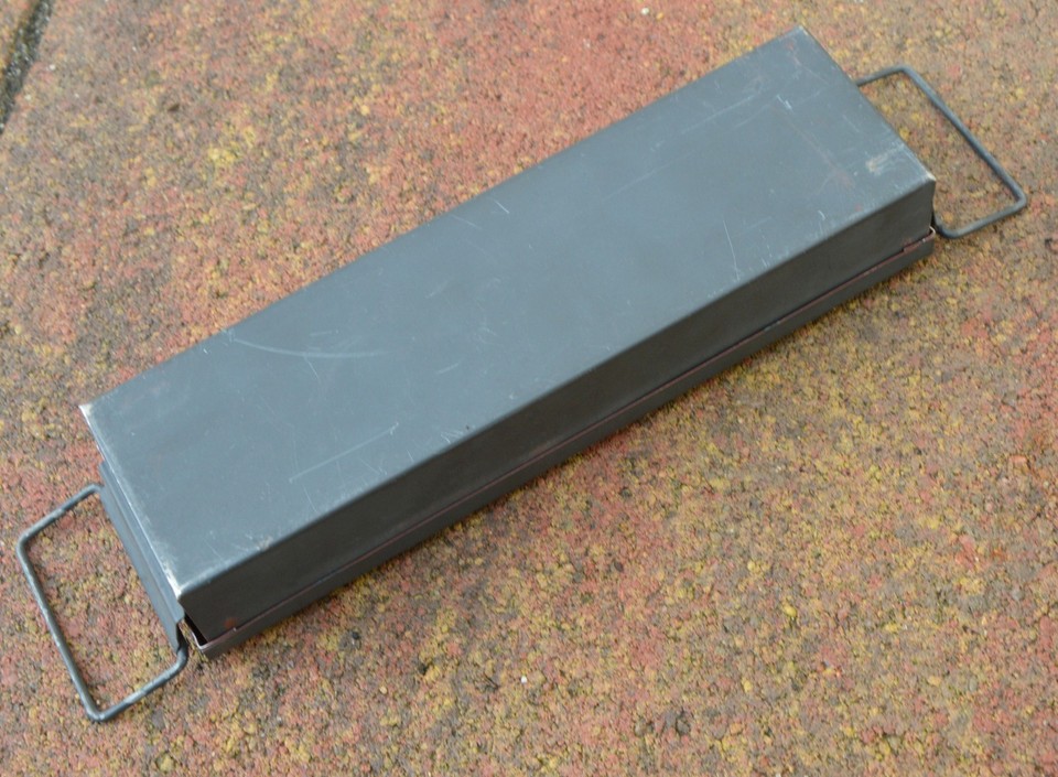 German WWII Wehrmacht Metal Box Container for Shoe repair Kit RARE War ...