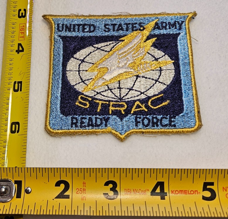 US Army Strategic Command STRAC Ready Force 1970s Vintage 3" Patch | eBay