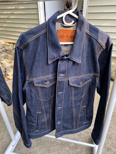 Brave Star Selvedge Large Jacket Blue Denim | eBay