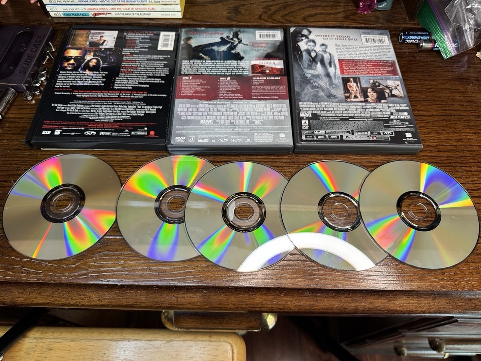 BLADE TRILOGY DVD Lot: Blade / Blade II / Blade Trinity Wesley Snipes 1 ...