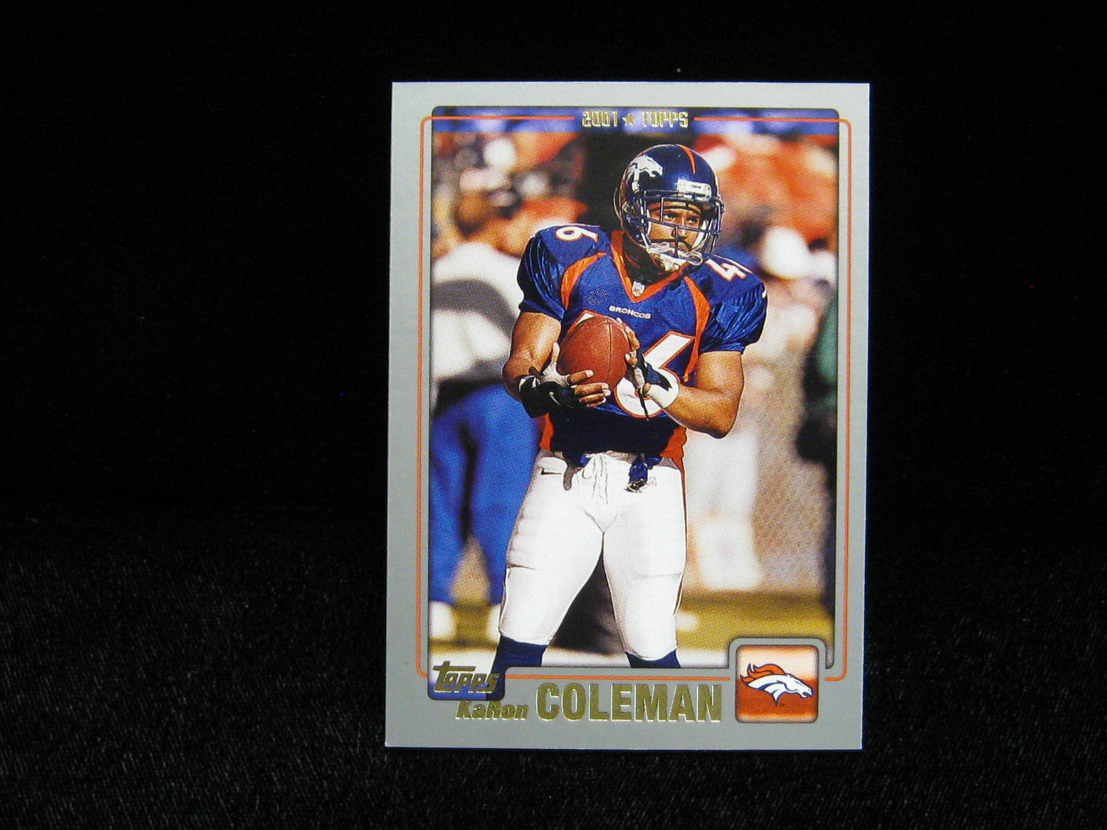 2001 KaRon Coleman Denver Broncos Topps #17 | eBay