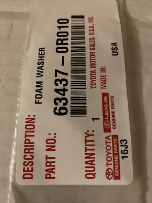 Toyota Foam Washer Roof Carrier Seal 634370R010 63437-0R010 OEM New ...