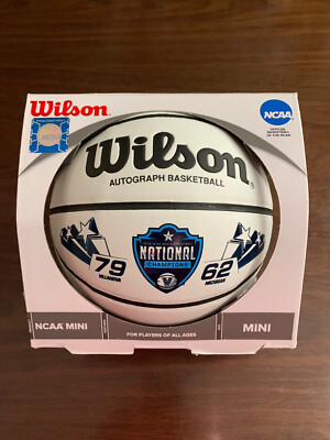 Wilson Mini NCAA Autograph Basketball 2018 National Champions Villinova ...