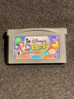 Disney's Party Nintendo Game Boy Advance, 2003 SP Gameboy Game- Cart ...
