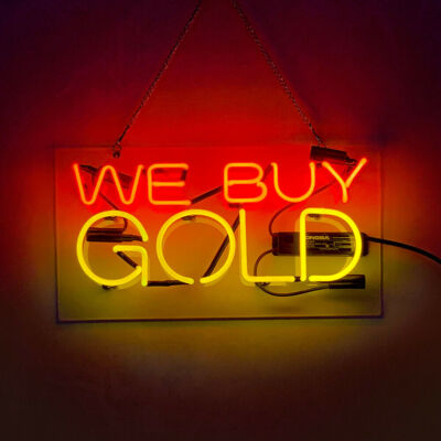 We Buy Gold 14x10 Acrylic Neon Sign Lamp Light With Dimmer Vsx Ebay