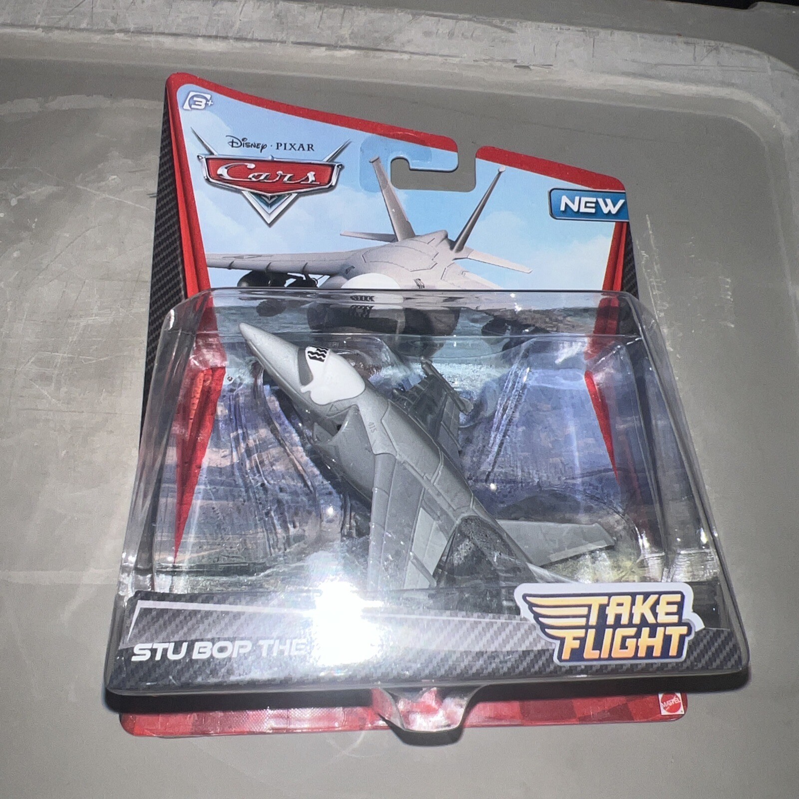 Disney Pixar Cars Stu Bop The Jet Fighter Diecast Metal Airplane X4901 ...