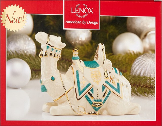 Lenox First Blessing Nativity Laying Camel Teal Figurine 869930 for ...